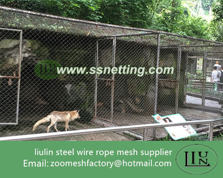 stainless steel wolf fence mesh manufactures / zoo wolf cage mesh ...