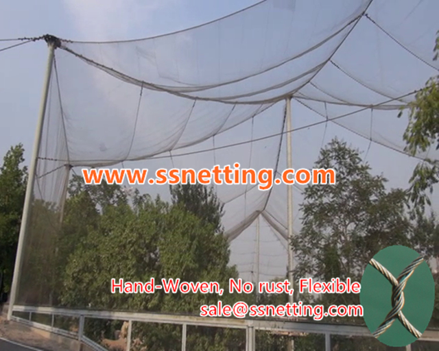 bird aviary netting construction dedicated stainless steel rope net ...