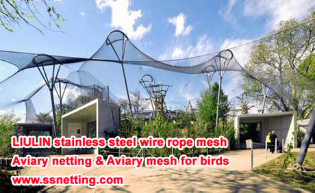 Aviary netting & Aviary mesh for birds - Liulin Zoo Mesh Supplier