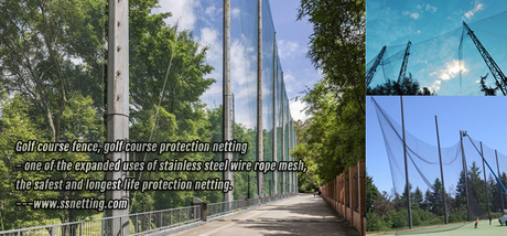 Golf course fence, golf course protection netting - Liulin Zoo Mesh ...
